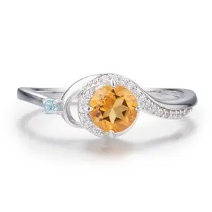 AZURA JEWELRY NEW YORK Ring Of Air Vermeil - Silver