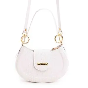 THE 5TH ELEMENT Alma Leather Shoulder And Crossbody Bag - White