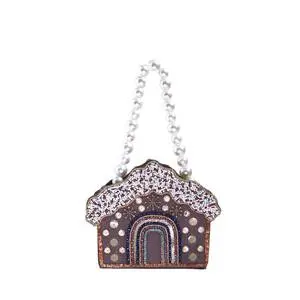 SIMITRI Winter Cottage Petit Bag - Grey/white