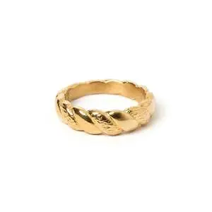 ARMS OF EVE Nahla Textured Ring - Gold