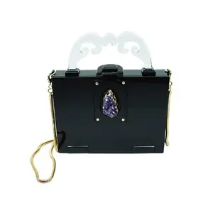 GISSA BICALHO Handmade Acrylic Aura Clutch