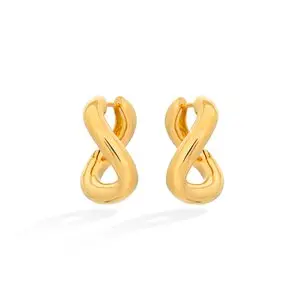 SHABELLA NYC Bold Twirl Earrings - Gold