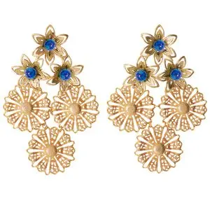 CASTLECLIFF Castlecliff Dahlia Drop Earrings