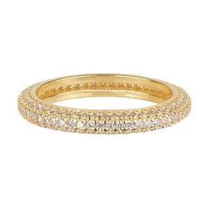 BALLINGER JEWELLERY Brunch Pave Stacking Ring - Gold