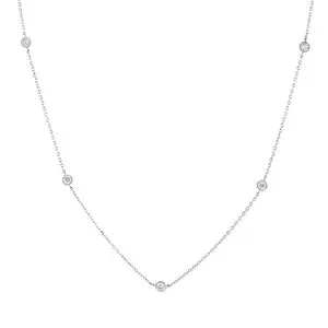 DINNY HALL Scattered Lab-grown Diamond Necklace - White
