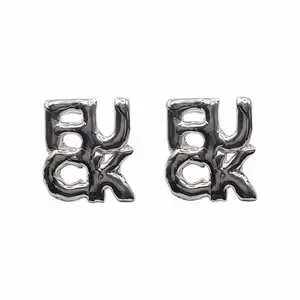 MOCA JEWELLERY Fuck + Fuck Sterling Earrings - Silver