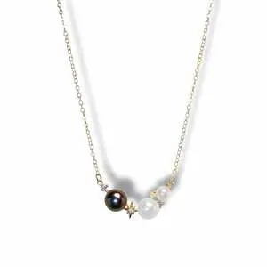 NINEMOO Eclipse Pearl Necklace