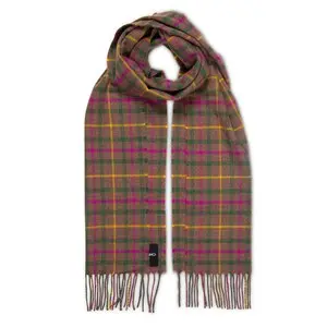 HEATING & PLUMBING LONDON The Eternal Edition Cashmere Scarf Multicolour Checks - Gray