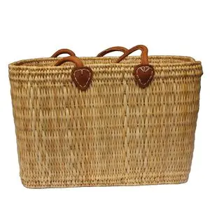 BERBER LEATHER Safi Large Basket Tote