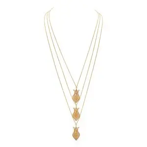 DHWANI BANSAL Amphora Layered Necklace - Gold