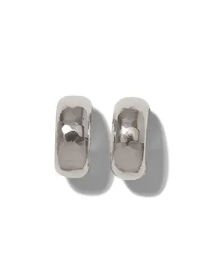 JAREDJAMIN Rush Hoop Earrings - Silver