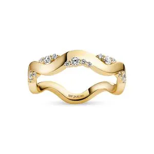 SIF JAKOBS JEWELLERY Ellera Waves Altro Ring - Gold