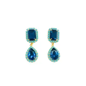 THE PINK REEF Drop Earrings - Blue