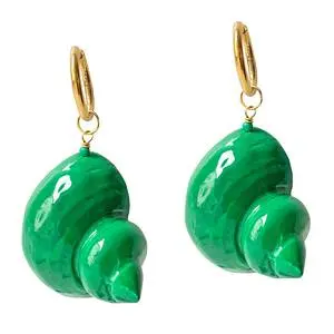 SMILLA BRAV Sienna Statement Earrings Green