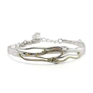 ISLA SILVER Mixed Metal Statement Bracelet