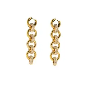 VICKY&NICO Metallique Harmony Drop Earrings - Gold