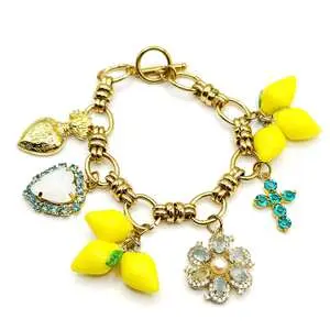 ACHALA HANDCRAFTED Charm Bracelet - Yellow