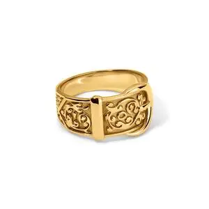 DÉCLARER Victorian Buckle Ring Vermeil - Gold