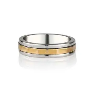 CHARLOTTE'S WEB JEWELLERY Karma Fortune Spinning Ring - Gold/silver