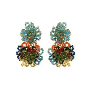 LAVISH BY TRICIA MILANEZE Agnes Crochet Dangle Earrings - Gold