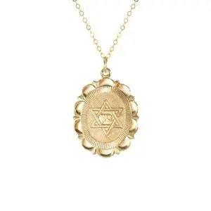 OUTOFOFFICE Star Of David Charm Necklace - Gold