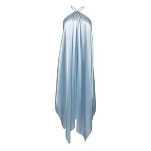 SASHA LA MER Alexandra Silk Dress - Blue