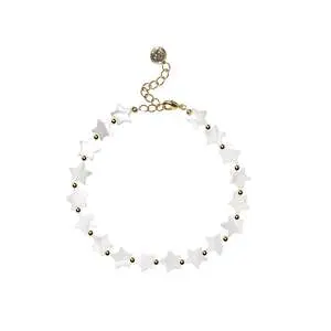 ADRIANA PAPPAS DESIGNS Stardust Anklet - Yellow