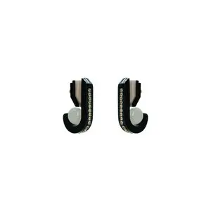 GISSA BICALHO Short Orion Drop Earrings - Orange/black