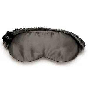 SILK WORKS Mulberry Silk Eye Mask - Grey