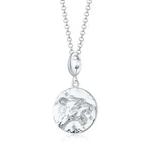 LILY CHARMED Sterling Leo Zodiac Charm Pendant Necklace - Silver