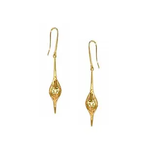 JAREDJAMIN Drop Hook Earrings - Gold