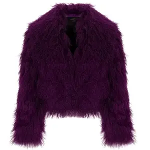 BLACK CAKE Mongolian Fur Jacket