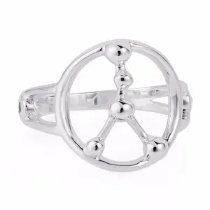 YASMIN EVERLEY JEWELLERY Cancer Astrology Ring - Silver