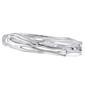 ISLA SILVER Sterling Bangle - Silver