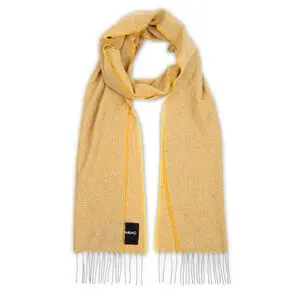 HEATING & PLUMBING LONDON Love Stories Cashmere Scarf Burnt - Yellow