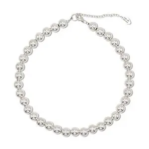 PAS DE MARQUE Sterling Beaded Choker - Silver