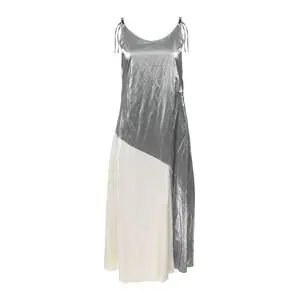 SILVIA SERBAN Adjustable Strappy Dress - Silver/white
