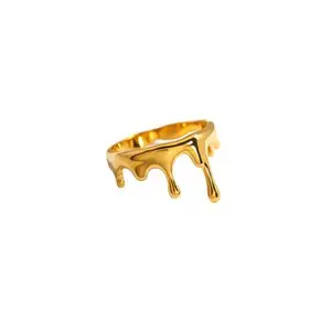 MARIE JUNE JEWELRY Dripping Aura Vermeil Ring - Gold