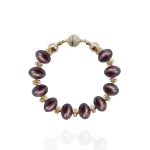 SAULE LABEL Mika Beaded Bracelet - Brown
