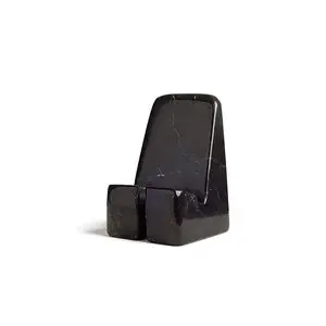 AND JACOB Phone Holder Marble - Black