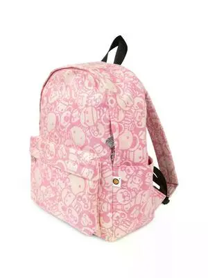 A BATHING APE Printed Backpack - Pink