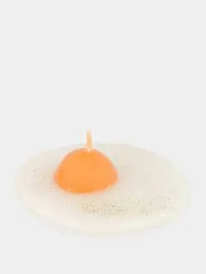 CERERIA INTRONA Fried Egg Wax Candle - Orange