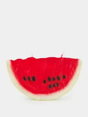 CERERIA INTRONA Small Watermelon Slice Wax Candle - Red