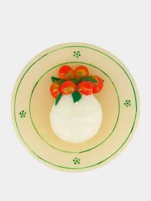 CERERIA INTRONA Plate Of Mozzarella Wax Candle