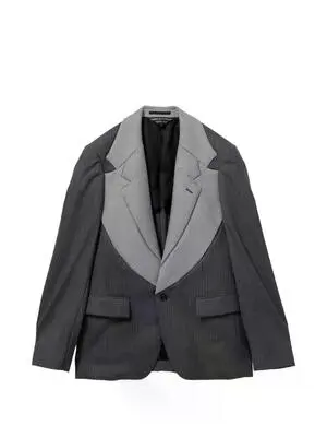 Comme Des Garçons Pinstripe Panel Jacket