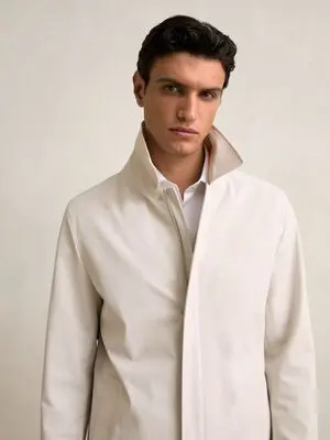 REISS Logan Hybrid Overcoat With Removable Funnel Neck