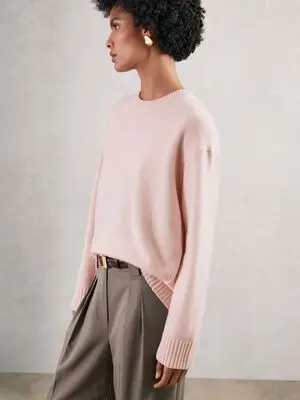 REISS Wool-cashmere Crew-neck Jumper