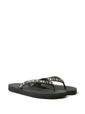 Stella McCartney Logo Thong Strap Sandals
