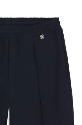 Hugo Straight-fit Track Pants In Diamond Jacquard