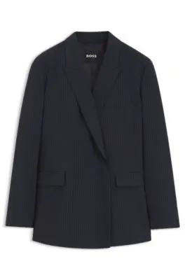 BOSS Relaxed-fit Pinstripe Blazer